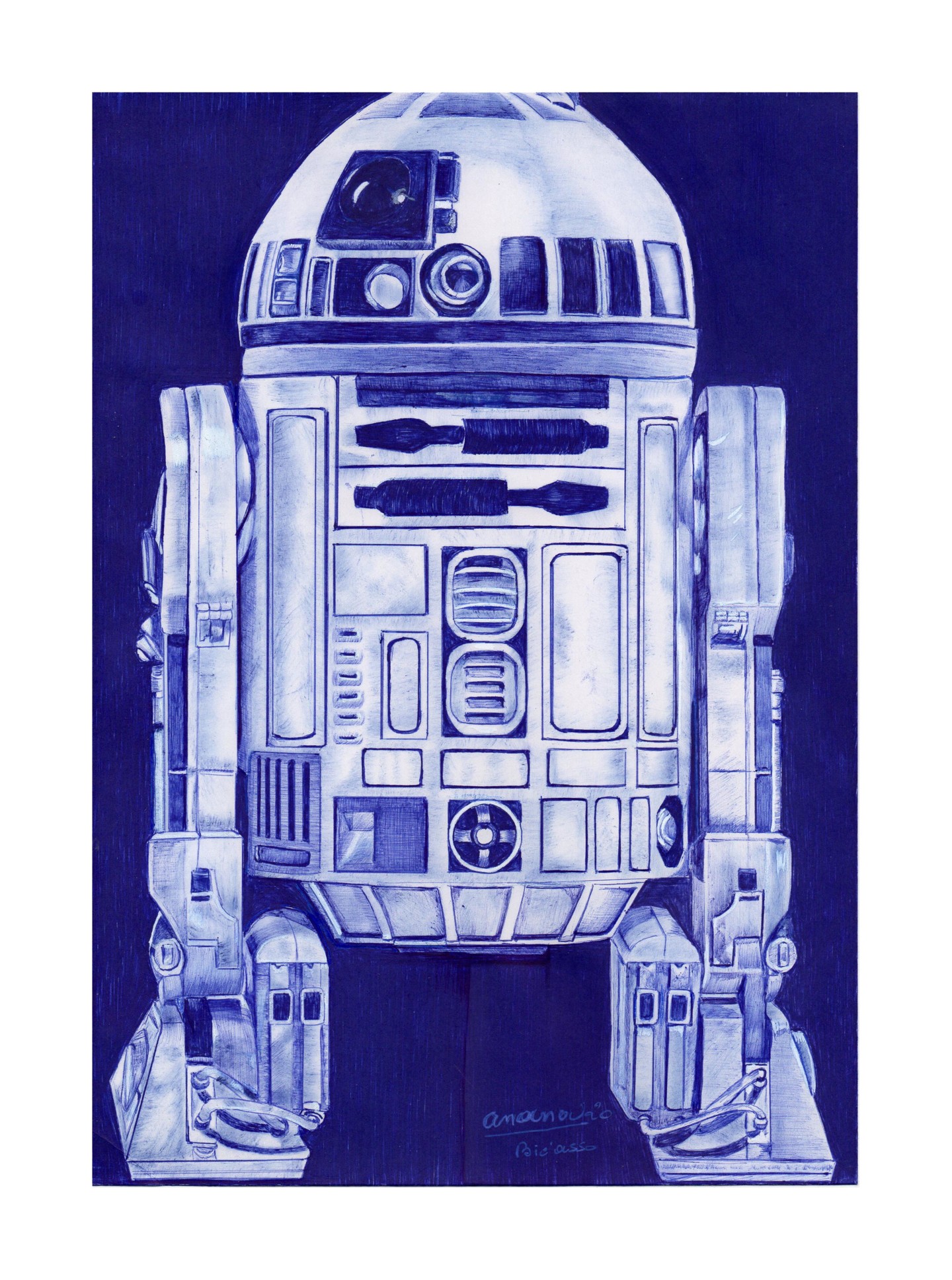 R2d2 Pencil Drawing
