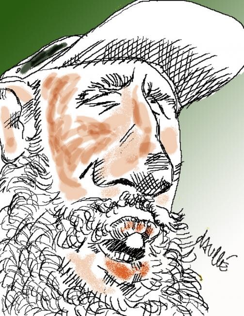 Fidel Castro Drawing