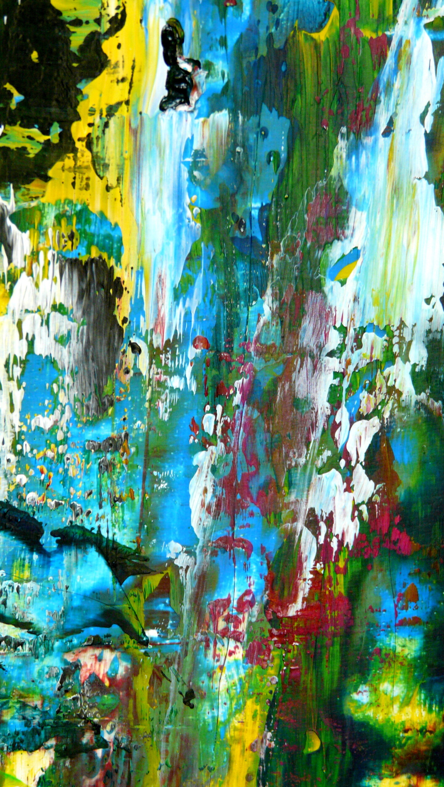 Mystical Place 8 - Inspiriert Von Gerhar, Painting by Blanka Mandel | Artmajeur