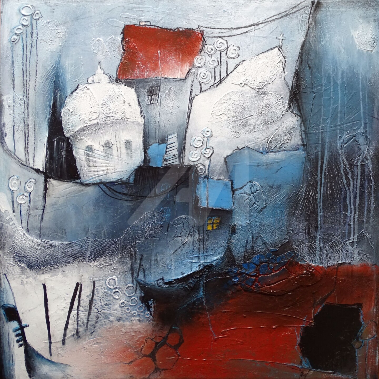 Les Gondoles De Venise, Peinture par Diem-Thuy Le Mai | Artmajeur