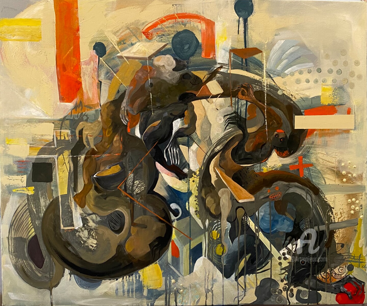 Dragons Of Asia, Pintura por Loi Duc (DucloiArt) | Artmajeur