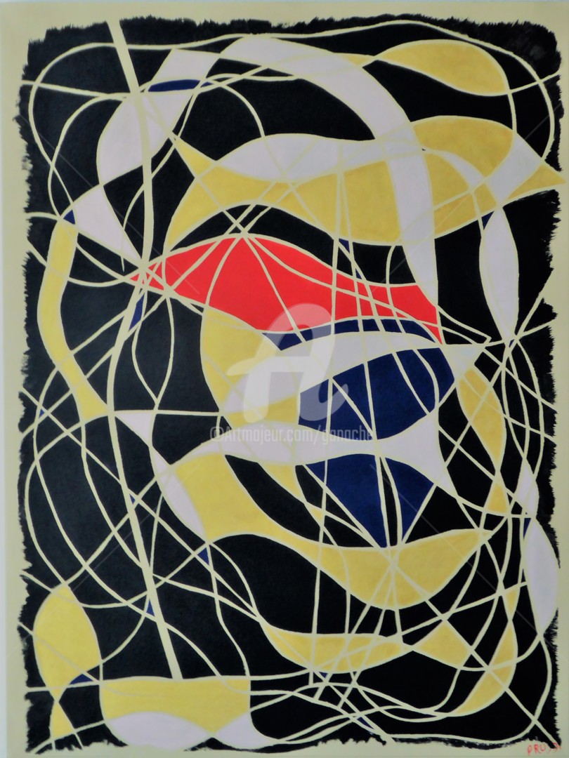 L-Usure-Du-Temps-Le-Poissons-Rouge-2017., 绘画 由Prussi | Artmajeur