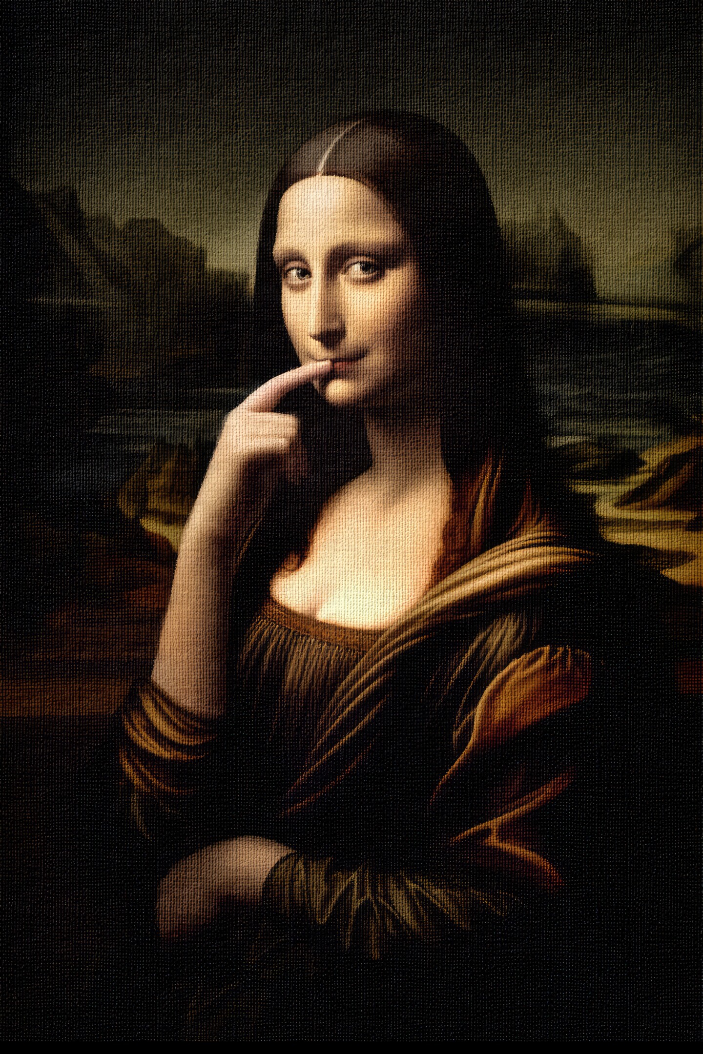 Modern Mona Lisa Renaissance Portrait Digital Arts By Gerry Martinez Artmajeur