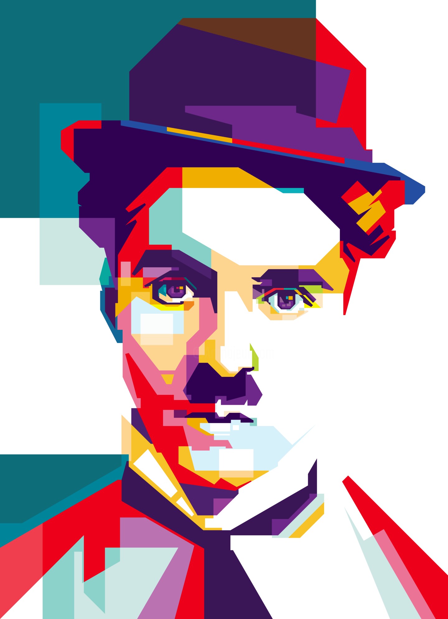 Charlie Chaplin Young Color