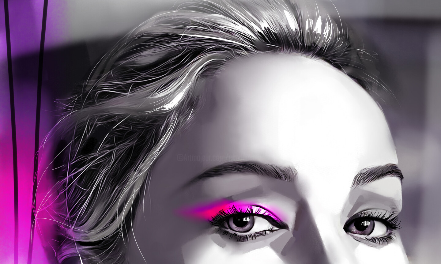 Jennifer Lawrence 1, Pintura por Ira Tsantekidou | Artmajeur