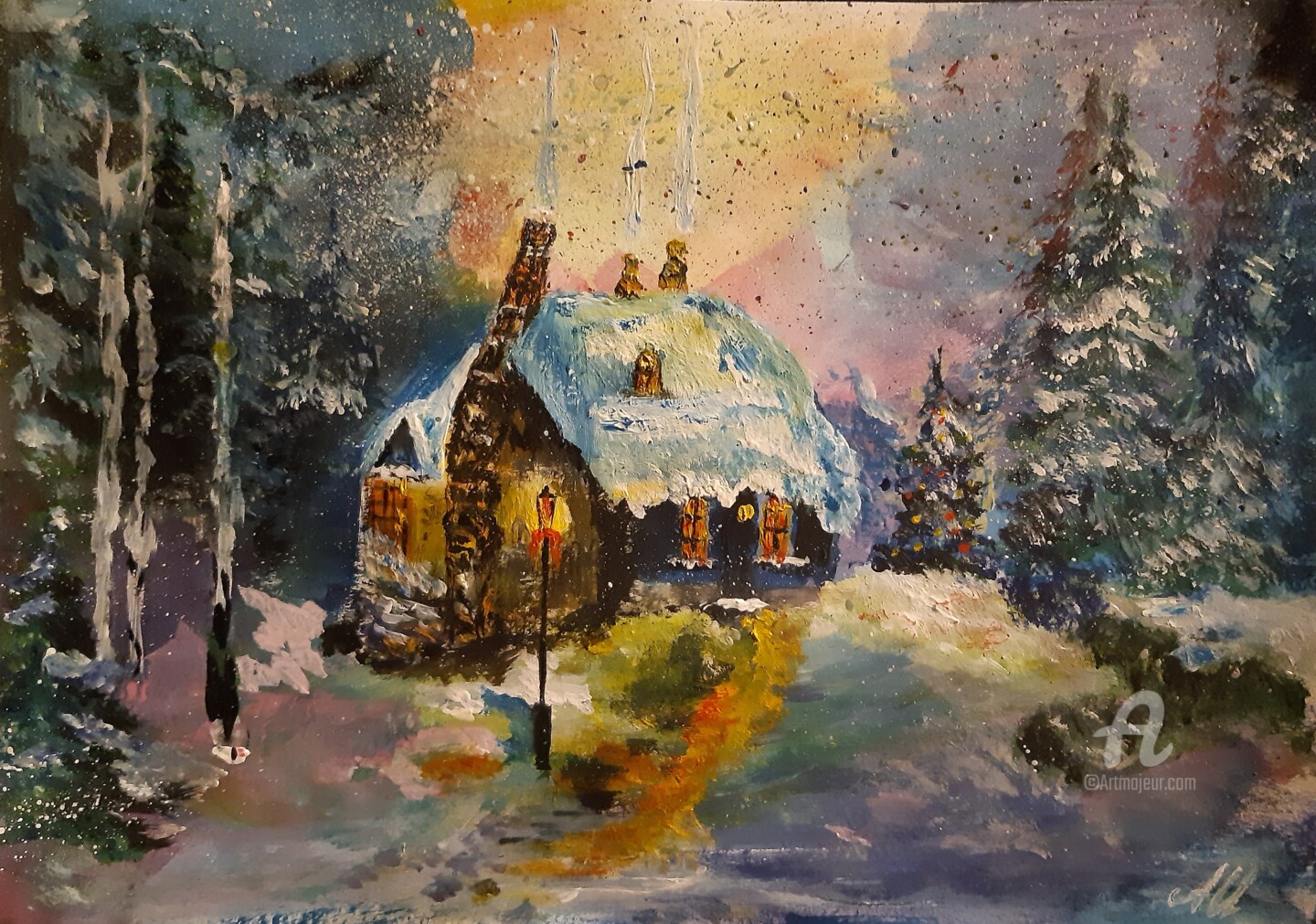 Новогодняя Сказка Для Сына, 绘画 由Irena Vladimir - Androsova (Voinova) Iri | Artmajeur