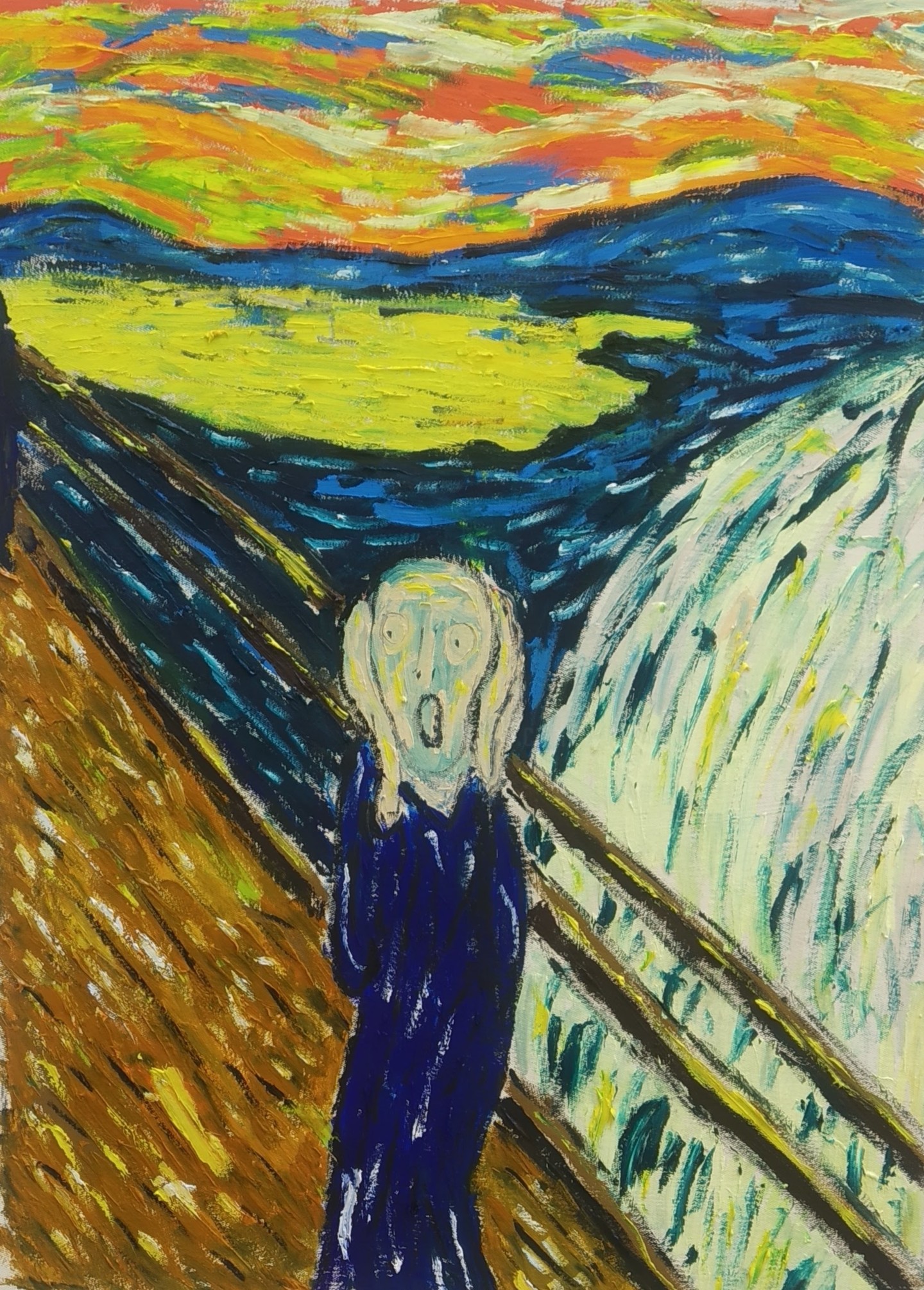 The Scream Van Gogh Original
