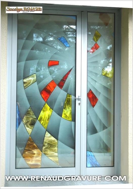 Porte D'entrée En Verrelight, Painting by Jocelyn Renaud | Artmajeur