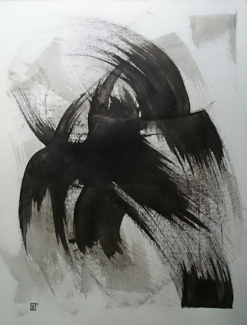 Psychose : L094, Drawing by Laou | Artmajeur