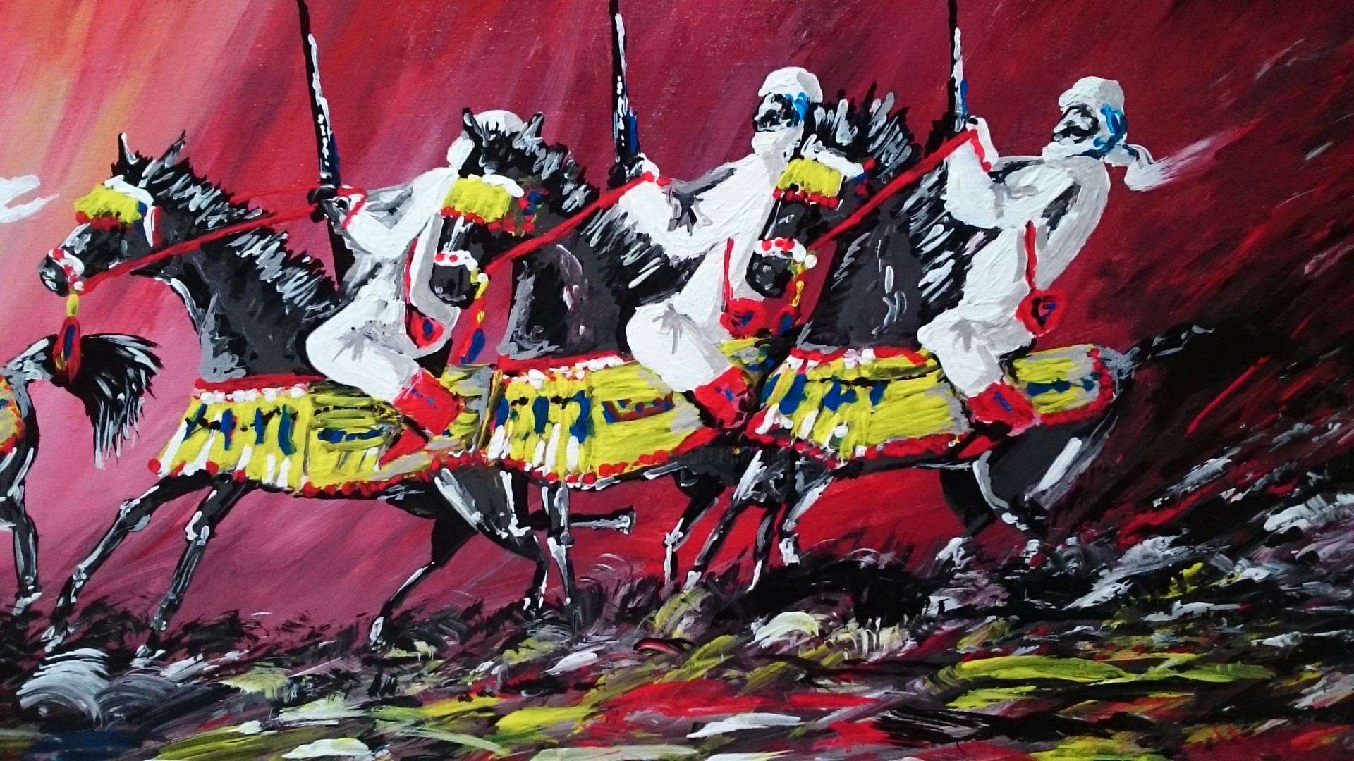 Fantasia : L075, Peinture par Laou | Artmajeur