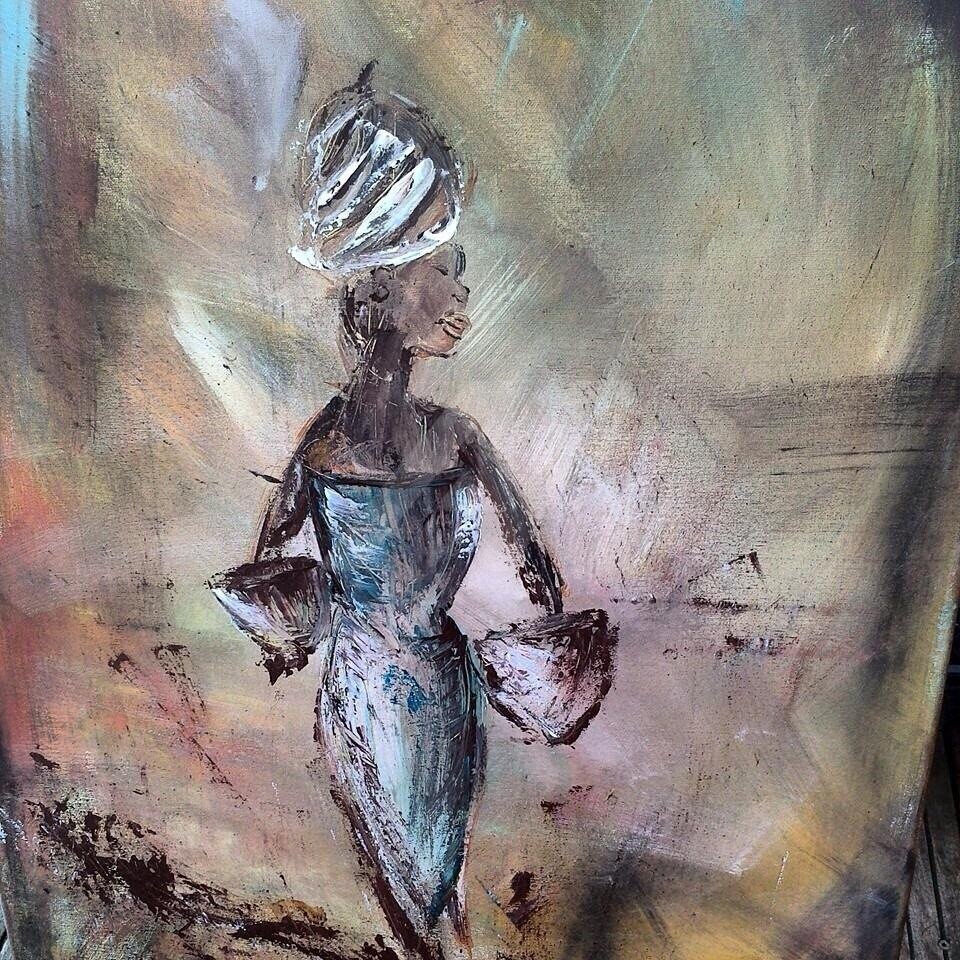 Nous Sommes Tous Le Continent Noir, Peinture par Laso | Artmajeur