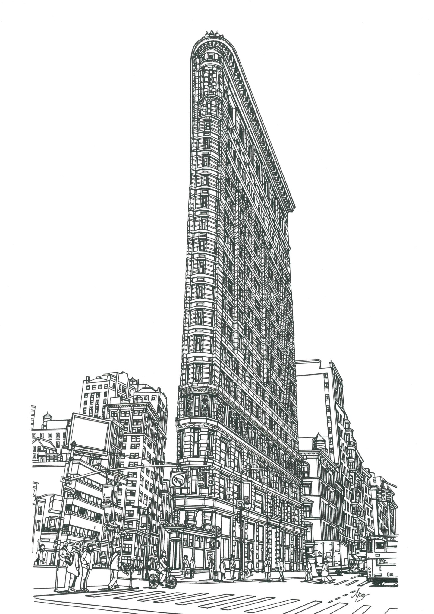 Flatiron Building Sketch