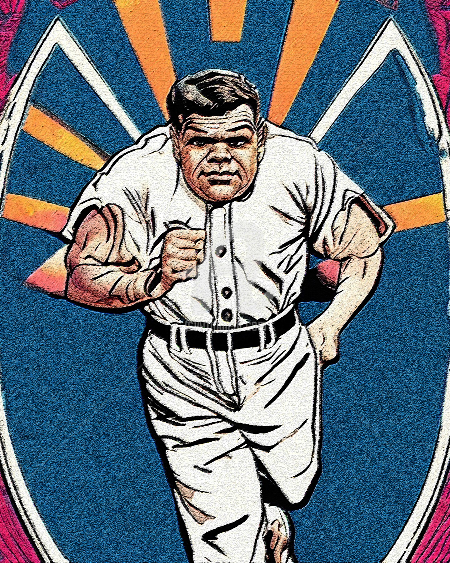 Babe Ruth Drawing