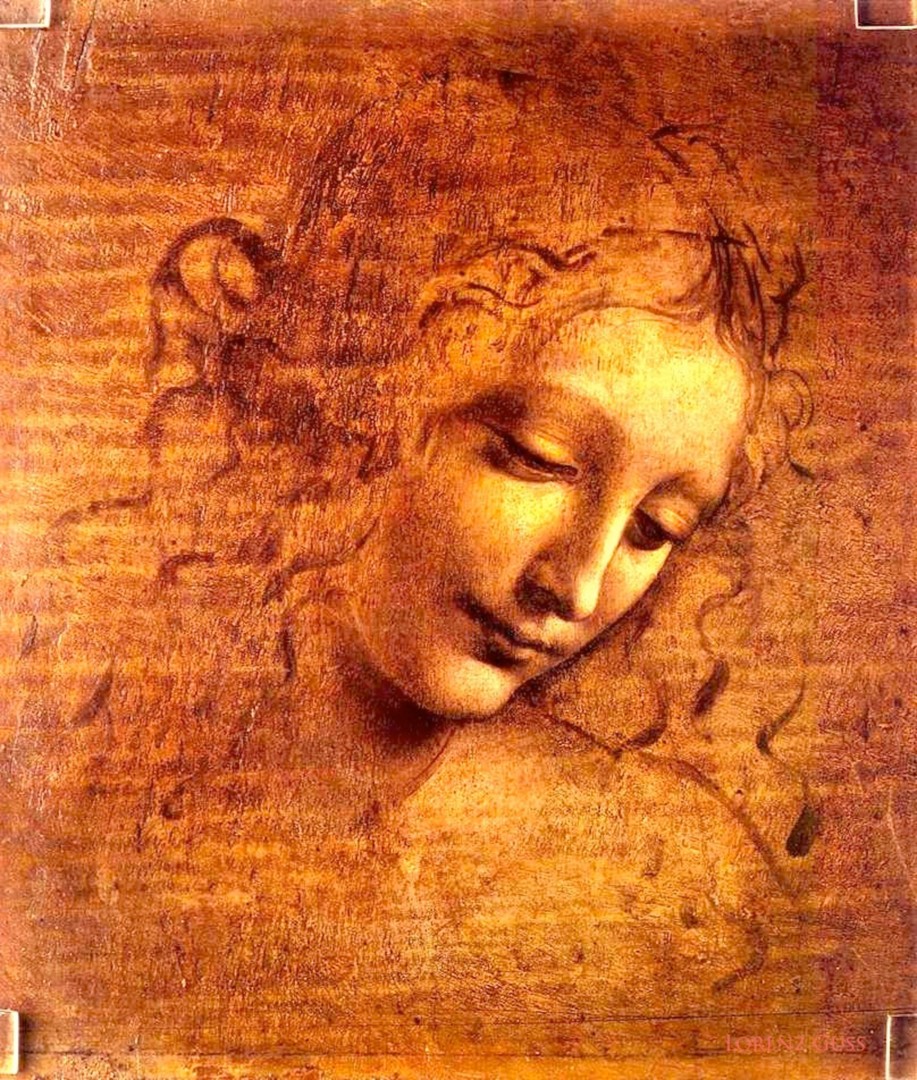 La Scapigliata, Painting by Lorenz Guss | Artmajeur