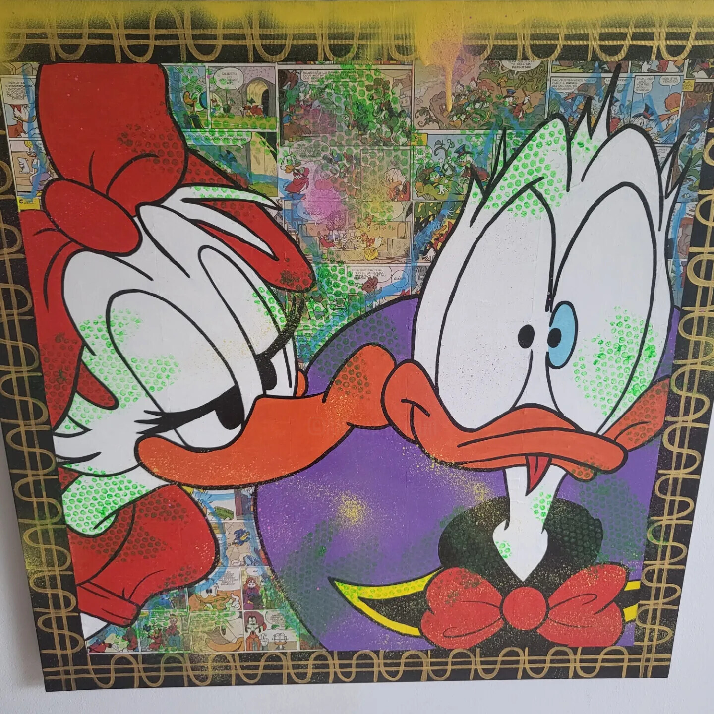 Donald & Daisy Duck, Peinture par Luana Muntoni (MunLu) | Artmajeur