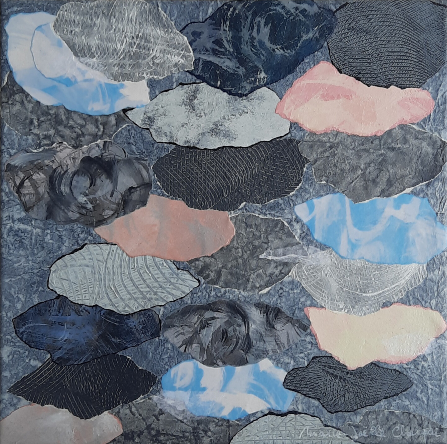 Nuée 8, Peinture par Marie-Joëlle Cherqui | Artmajeur