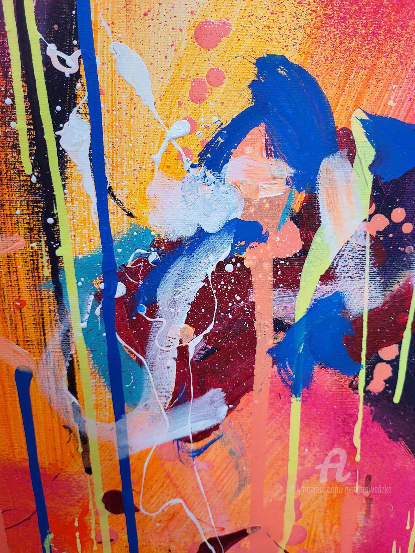 Dance Full Of Passion, Peinture par Marta Zawadzka | Artmajeur