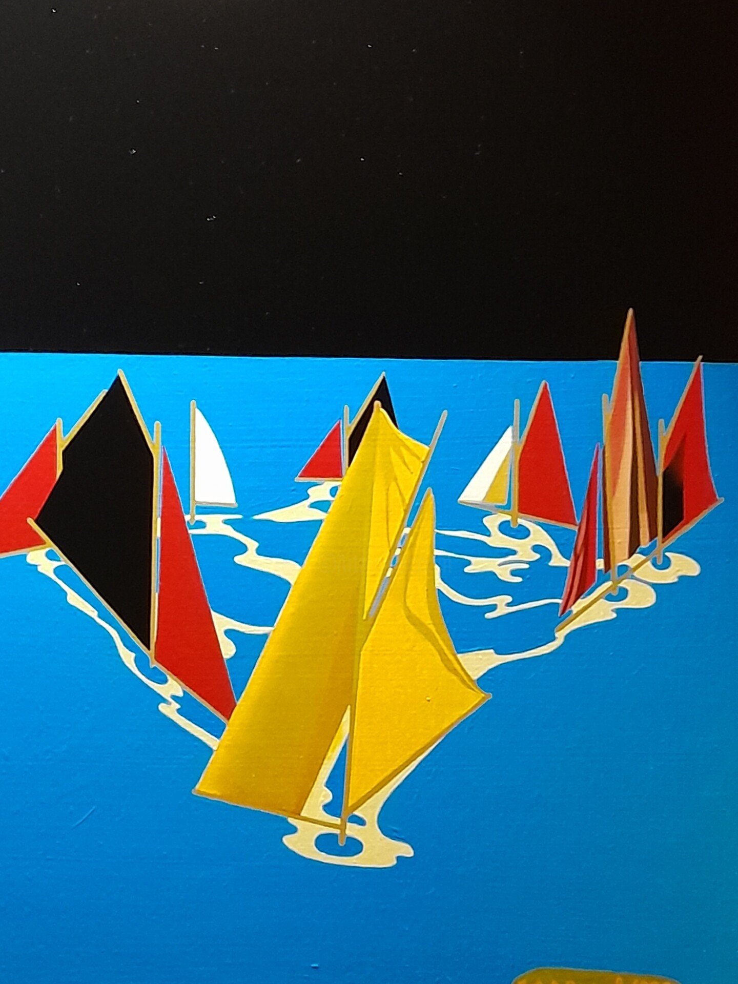 Voiles, Peinture par Michel Pezeril | Artmajeur