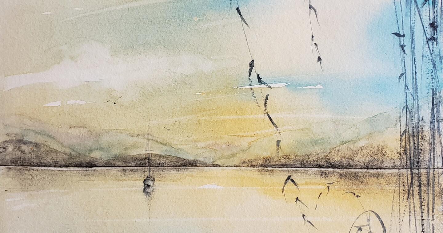 Marine Xi, Peinture par Muriel Mougeolle | Artmajeur