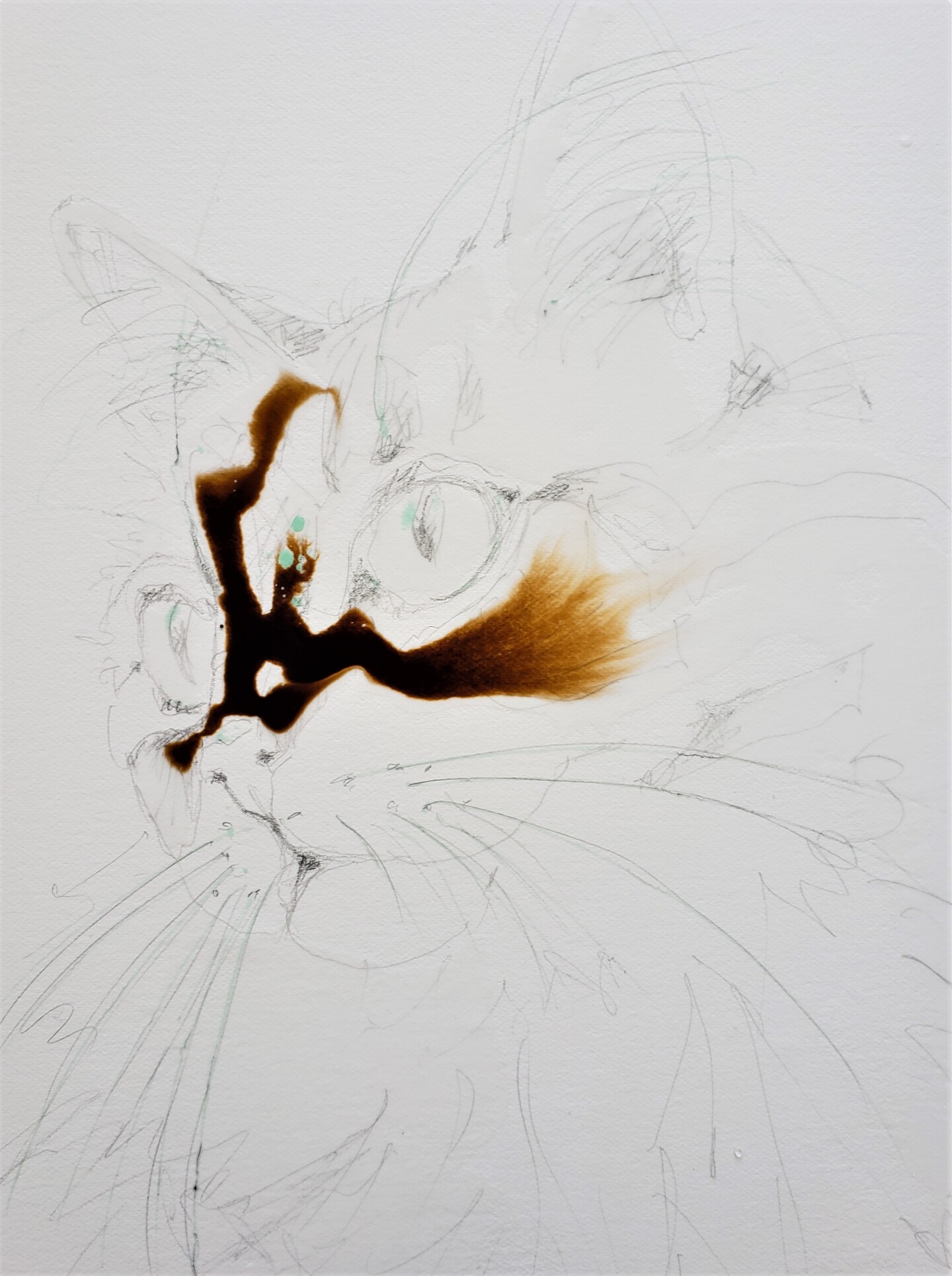 Regard De Jade, Peinture par Muriel Mougeolle | Artmajeur