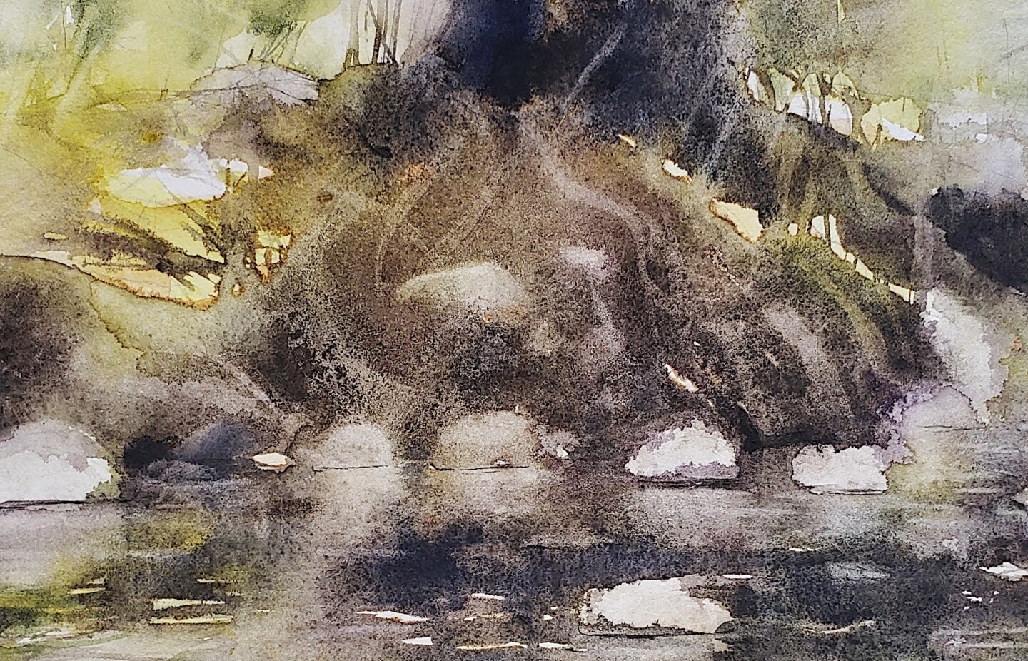 Au Bord Du Cousin, Peinture par Muriel Mougeolle | Artmajeur