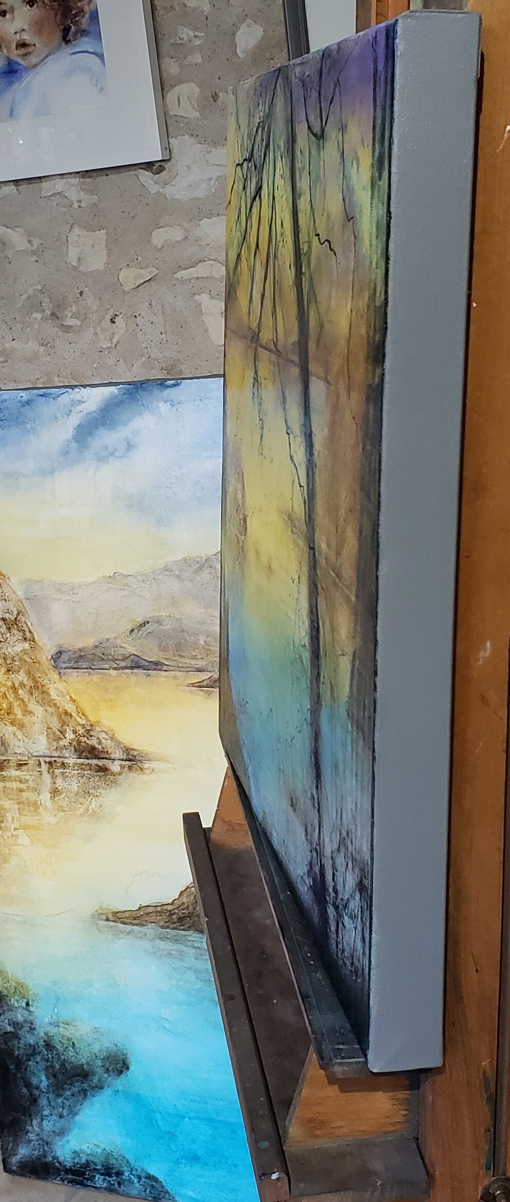 L'île Aux Secrets, Peinture par Muriel Mougeolle | Artmajeur