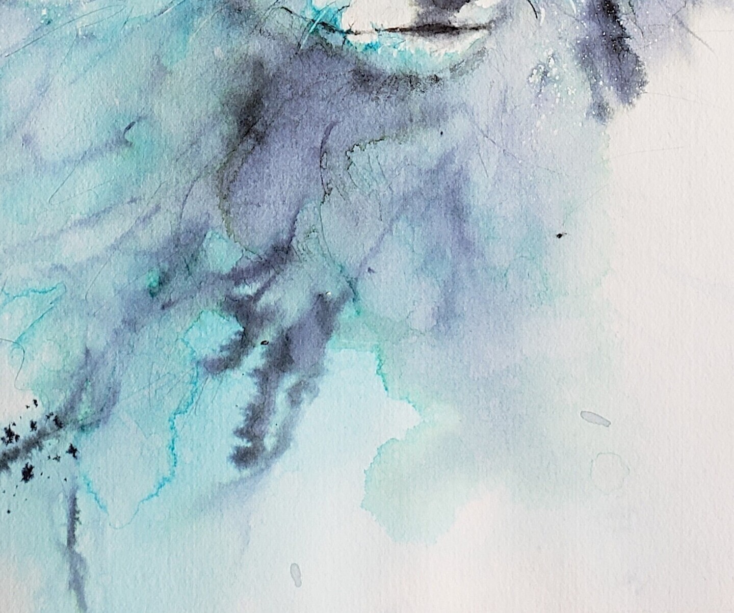 Loup Bleu, Peinture par Muriel Mougeolle | Artmajeur