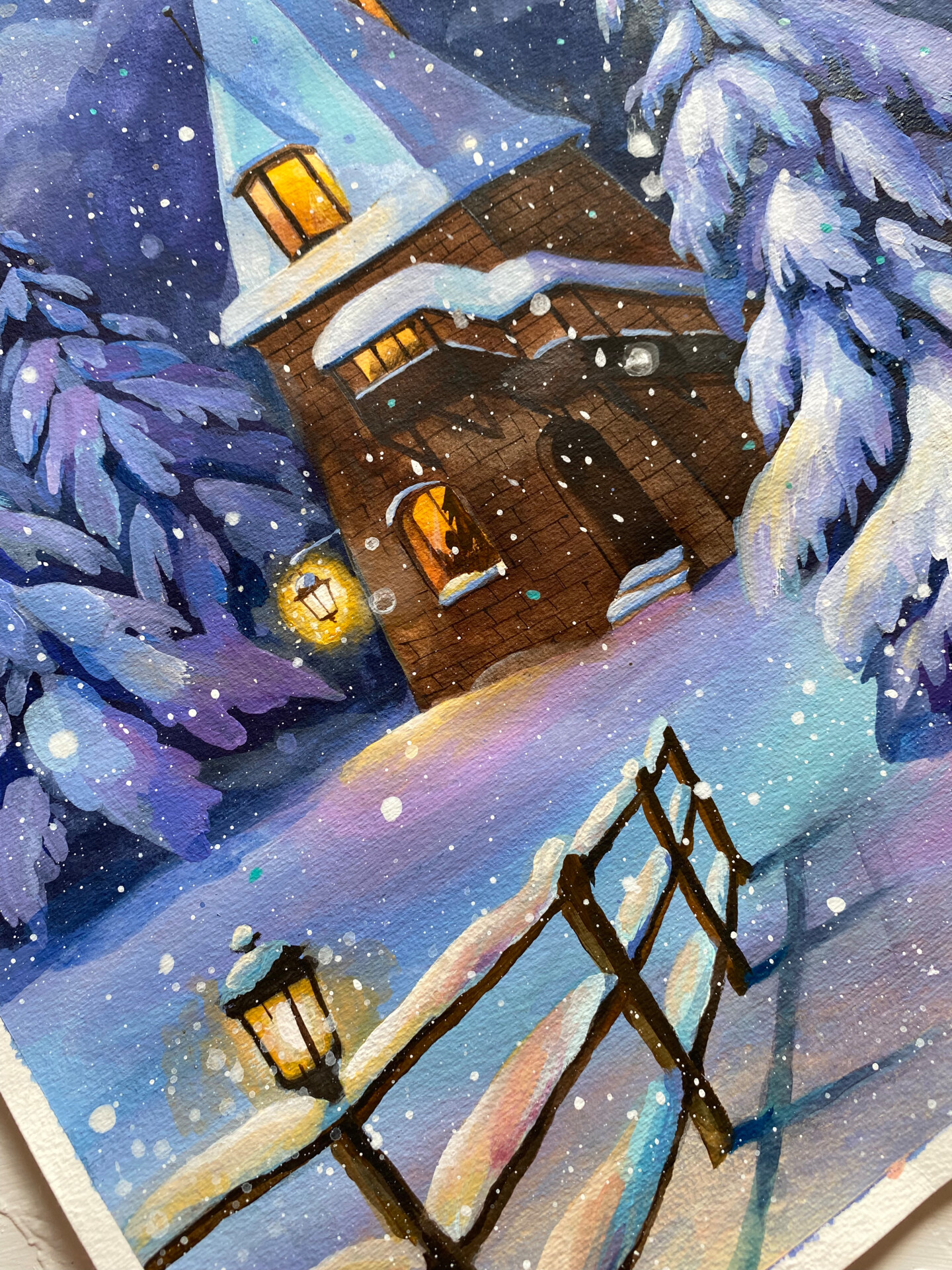 Castle In The Forest Of Romania, Картина - Oleksandra Hoha | Artmajeur