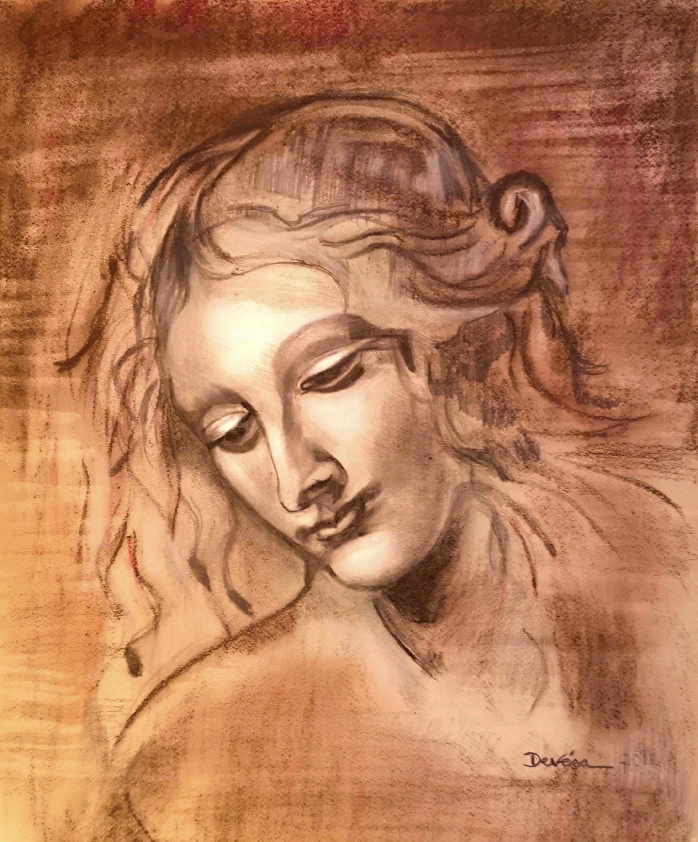 La Scapigliata, Dessin par Mc Devésa | Artmajeur