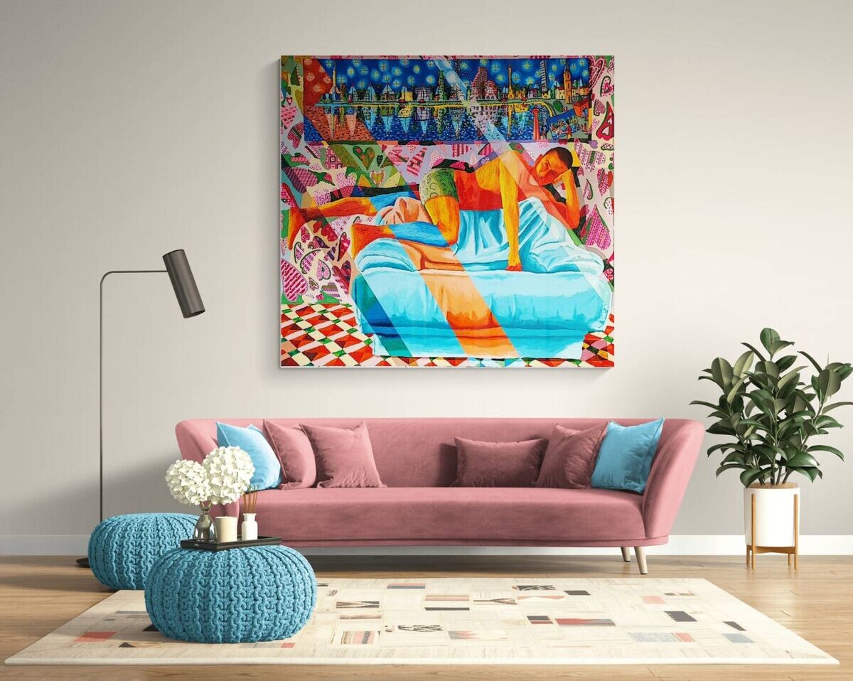 Gay Art Paintings Lgbt Artworks Queer Pa, Painting by Raphael Perez | Artmajeur