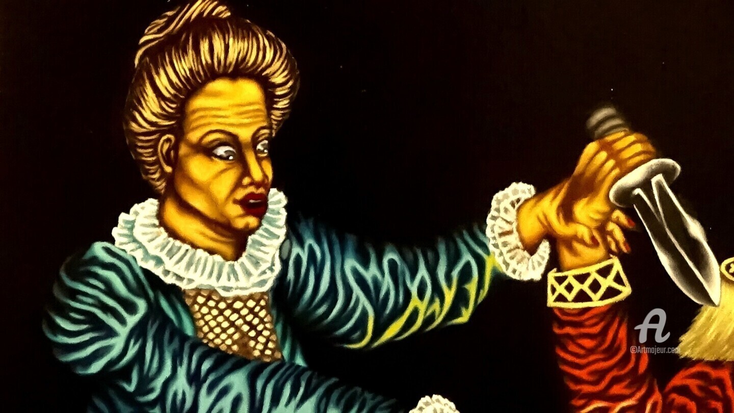 Shakespeare's Macbeth- The Murder Of Kin, Pintura por Surajit Purkait | Artmajeur