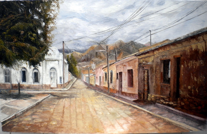 90-Llovizna-Gris-Tilcara-Jujuy-50-X-80-O, Pintura por Susana Vergnory ...