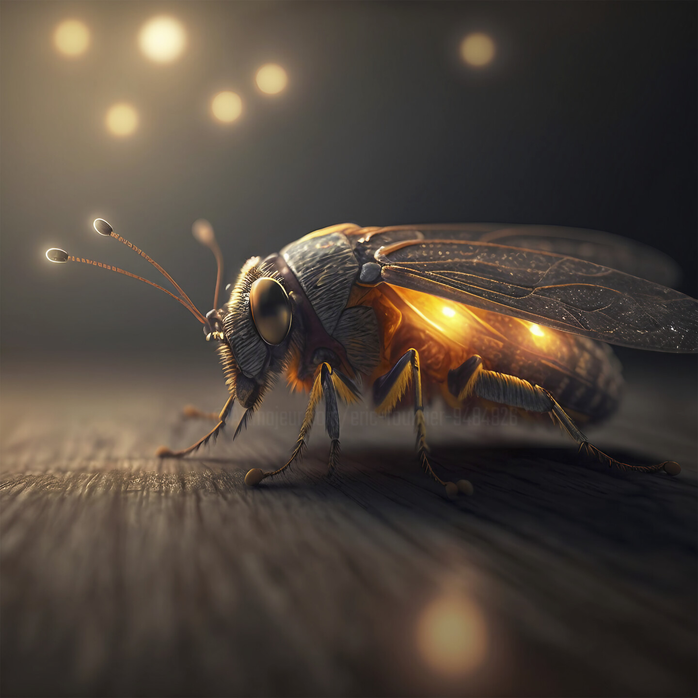 Les Lucioles, Des Guides De Lumière, 摄影 由The Imaginati | Artmajeur