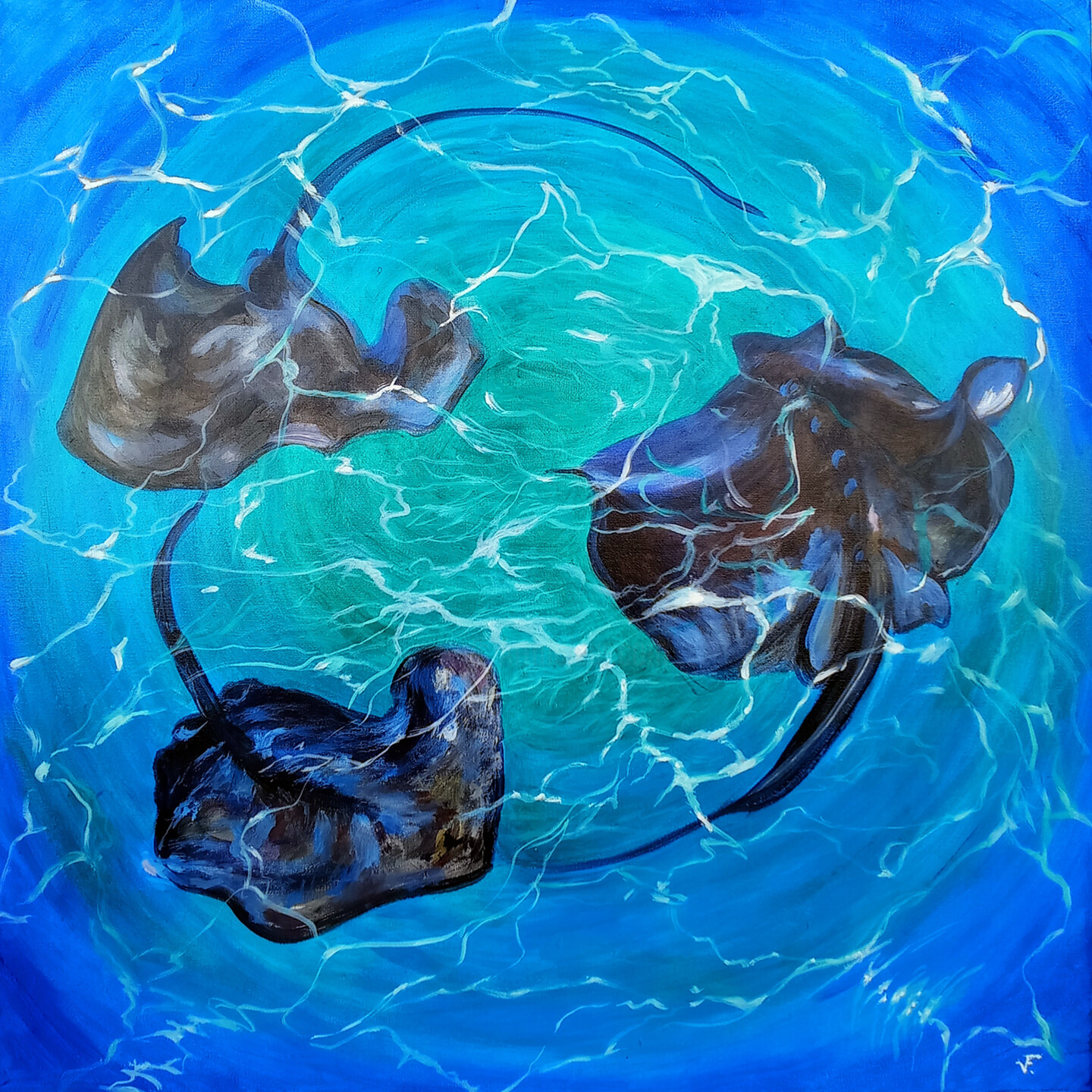 Underwater Animal Painting