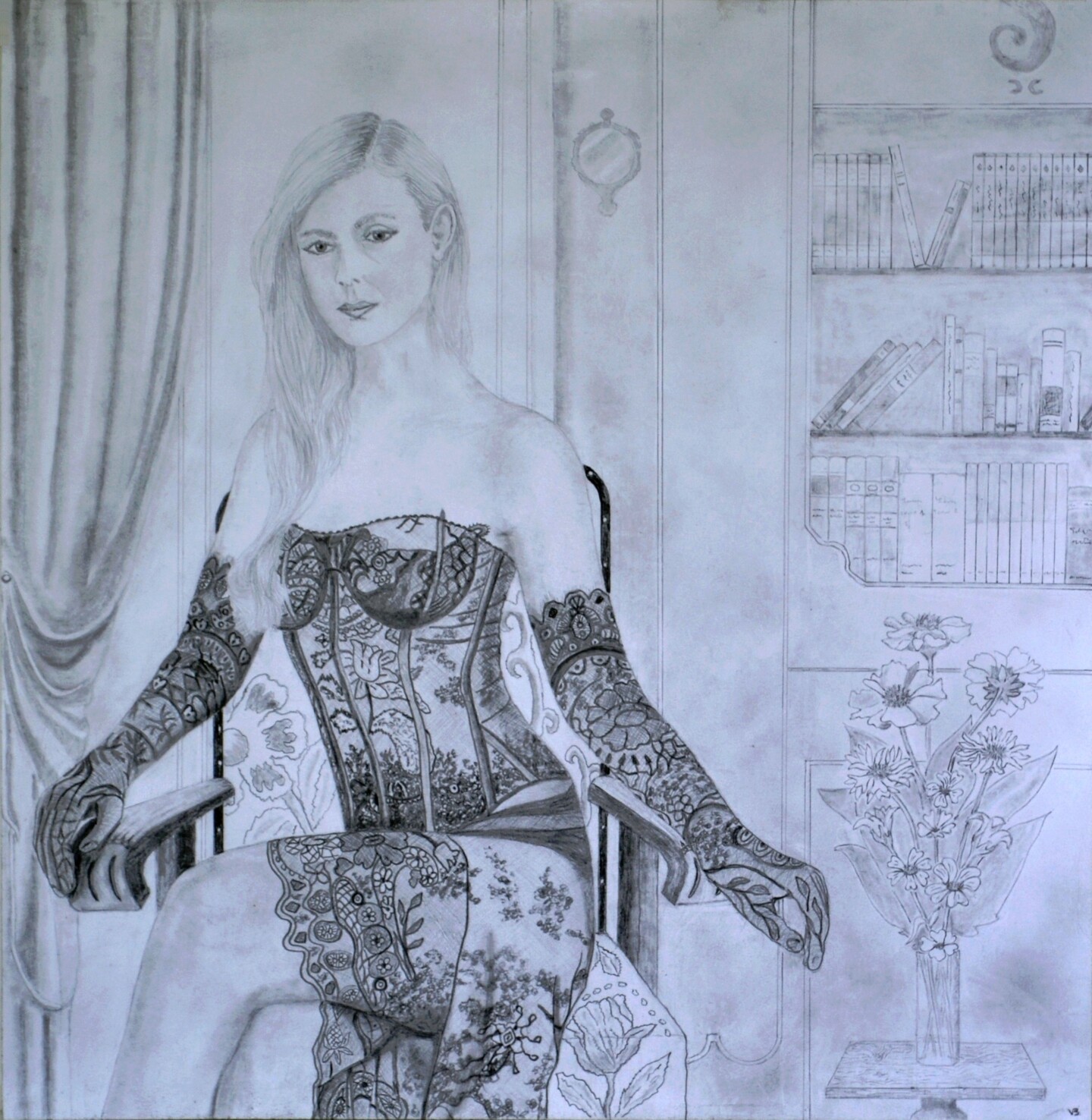 Le Boudoir, Tekening door Bernard Vitasse | Artmajeur
