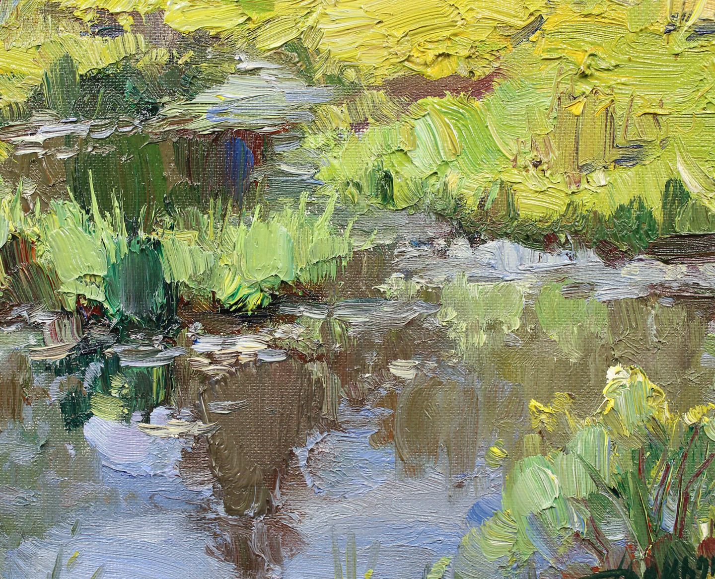 Spring Water, Painting by Yuriy Demiyanov | Artmajeur