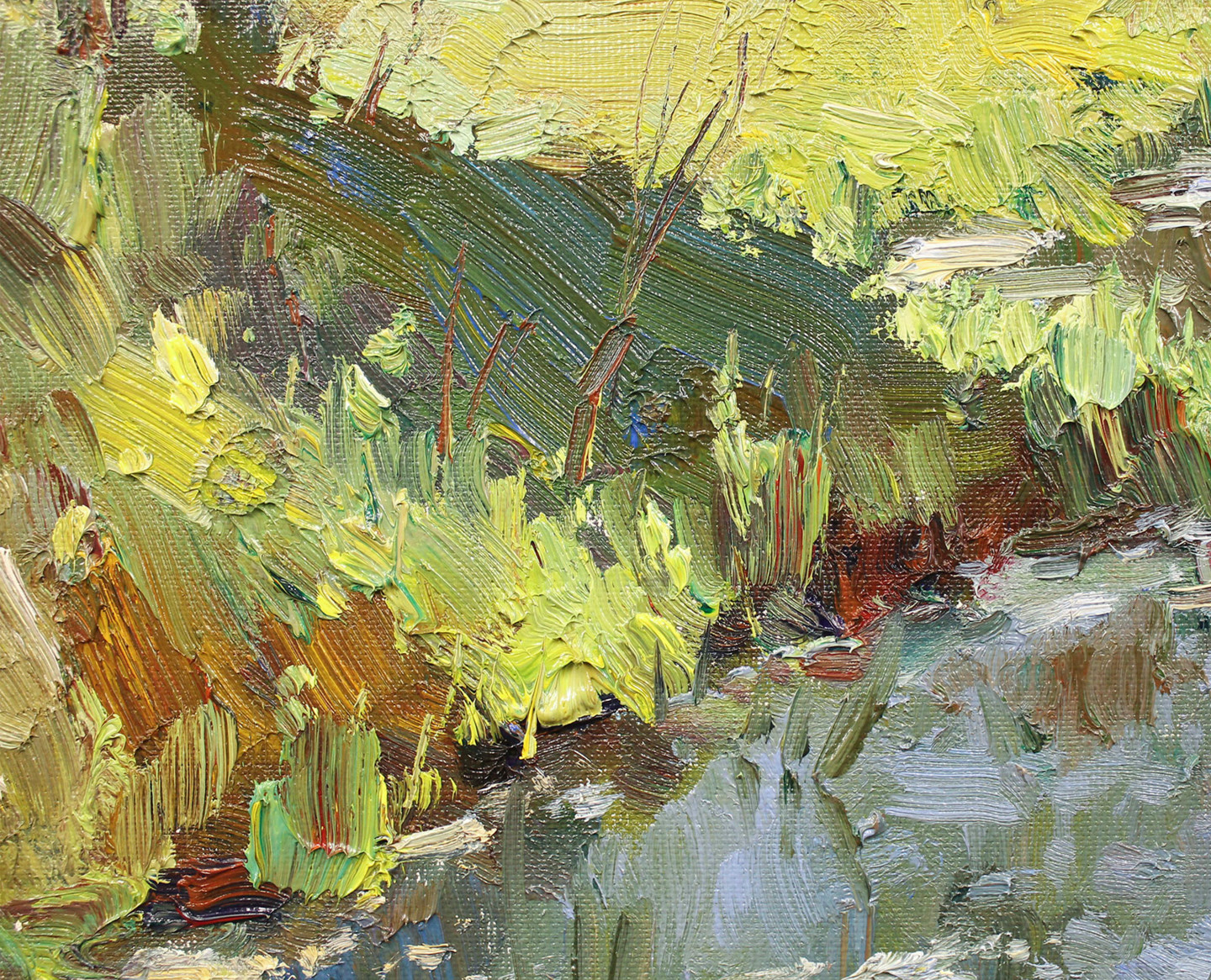 Spring Water, Painting by Yuriy Demiyanov | Artmajeur