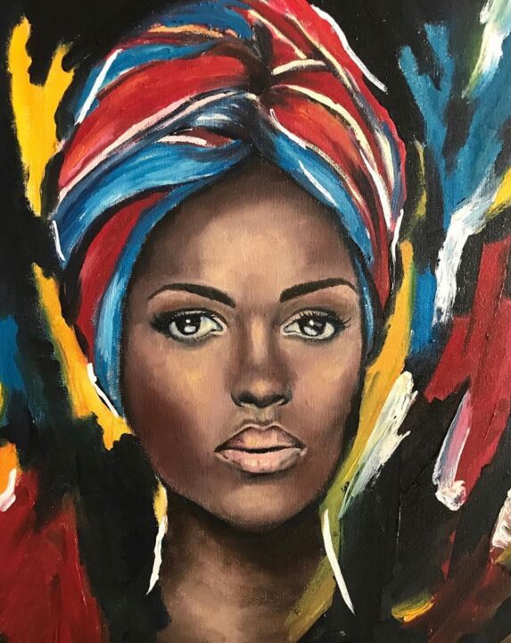 African Art Paintings Women