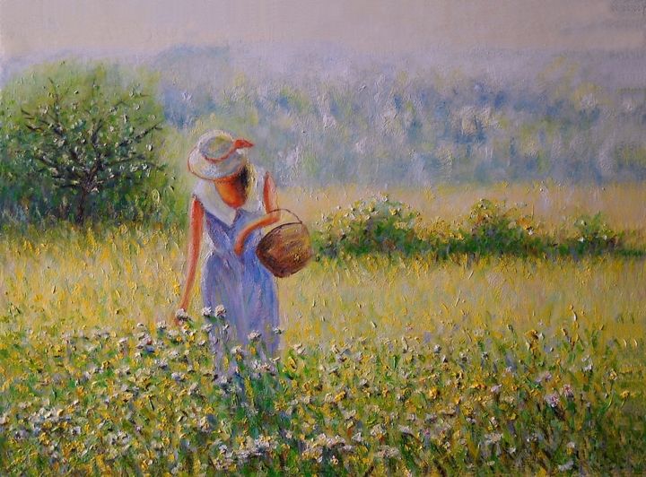 Promenade Dans Un Champ Copies De Tableaux De Maitres