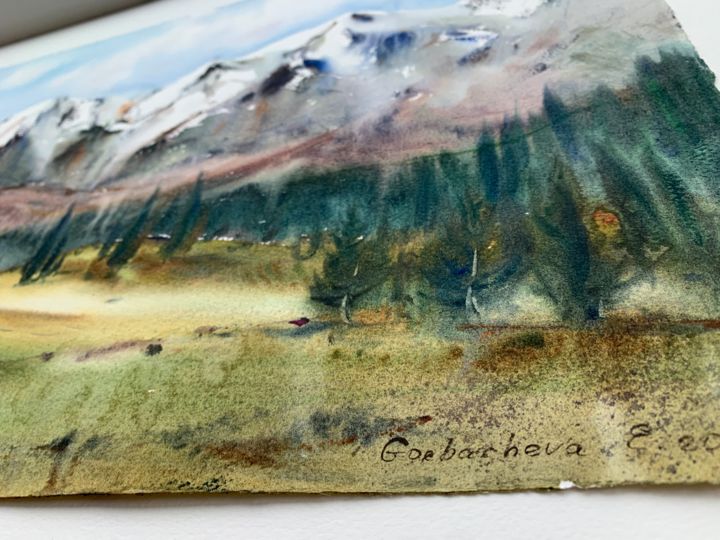 Mountainscape #6, 绘画 由Eugenia Gorbacheva | Artmajeur