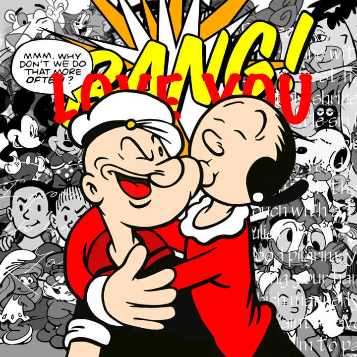 Popeye And Olive Oyl Original