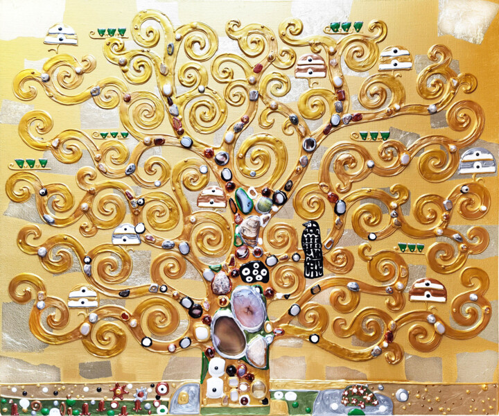 Klimt Tree Art Projects 3d