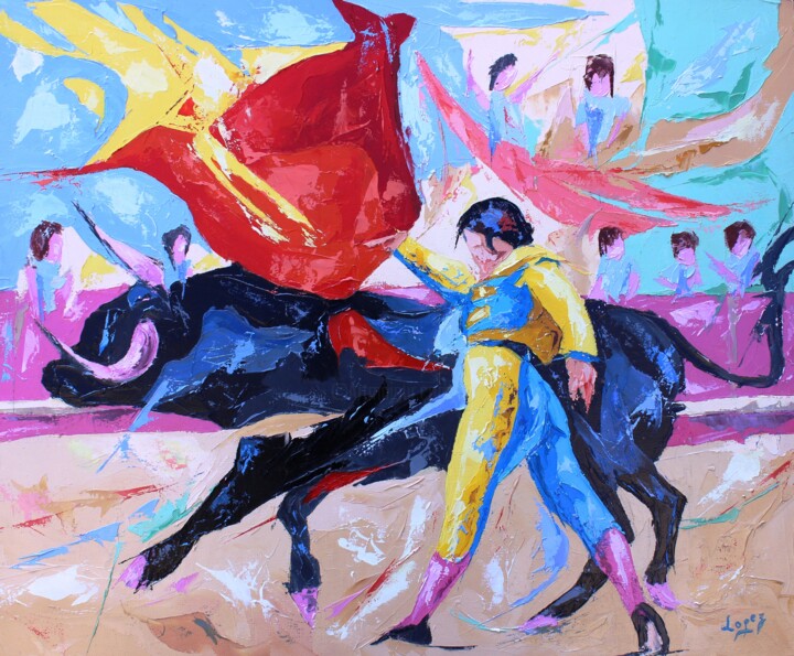 551 Esquive, Peinture par Jean-Luc Lopez | Artmajeur