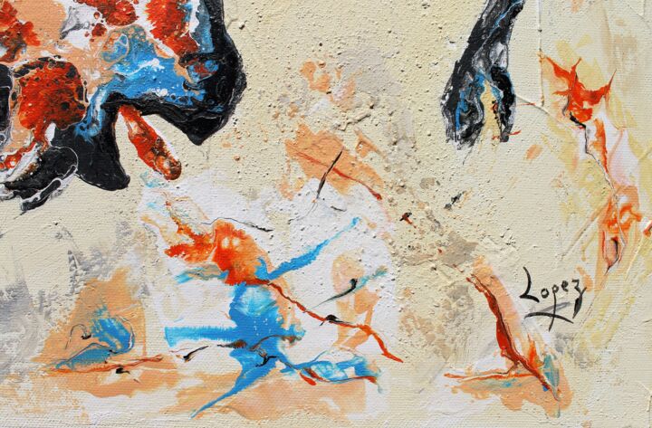 Fauvisme Rupestre, Peinture par Jean-Luc Lopez | Artmajeur