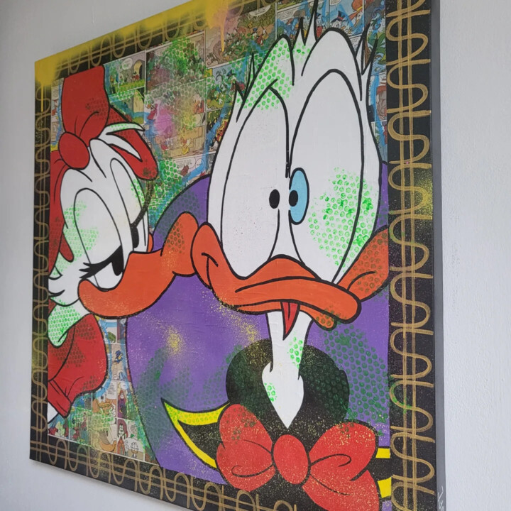 Donald & Daisy Duck, Peinture par Luana Muntoni (MunLu) | Artmajeur