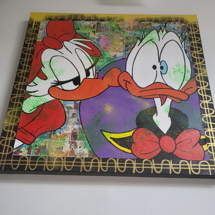 Donald & Daisy Duck, Peinture par Luana Muntoni (MunLu) | Artmajeur