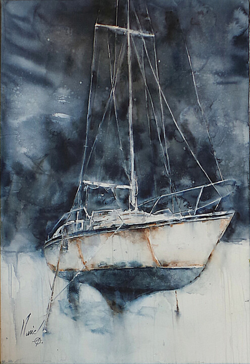 Le Temps Suspendu, Peinture par Muriel Mougeolle | Artmajeur