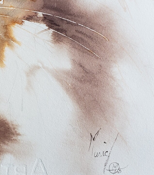 Regard De Jade, Peinture par Muriel Mougeolle | Artmajeur