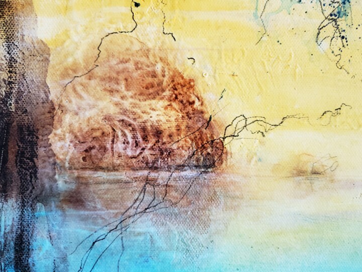 L'île Aux Secrets, Peinture par Muriel Mougeolle | Artmajeur