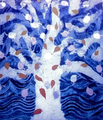 Série De L'arbre Cerisier Au Printemps, Painting by Frederic Peire | Artmajeur